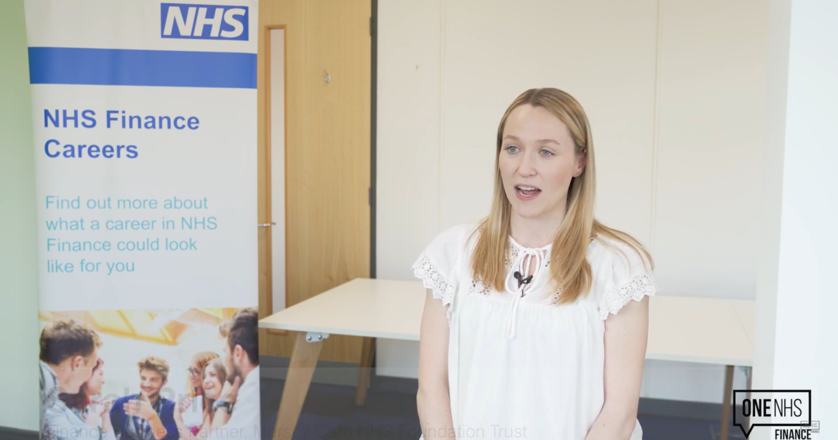 Video: Why you should consider a career in NHS Finance? – One NHS